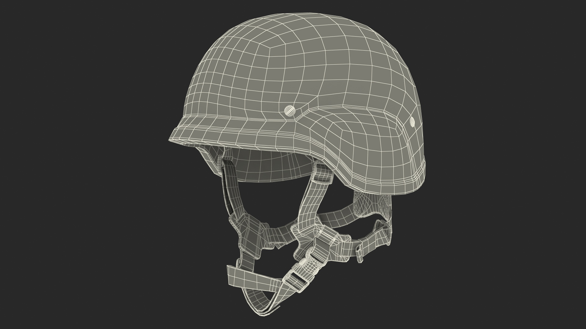 Kevlar Marine Lightweight Helmet Brown 3D Model - TurboSquid 1997526