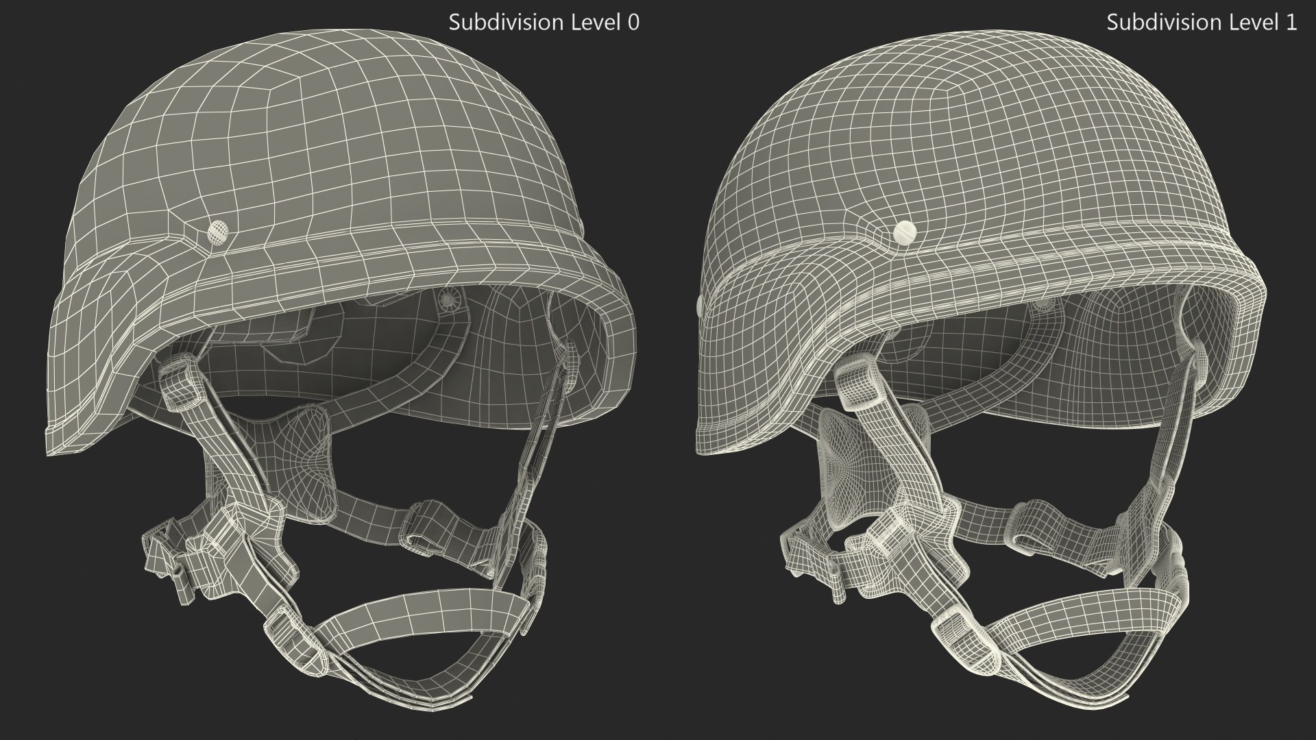 Kevlar Marine Lightweight Helmet Brown 3D model - TurboSquid 1997526