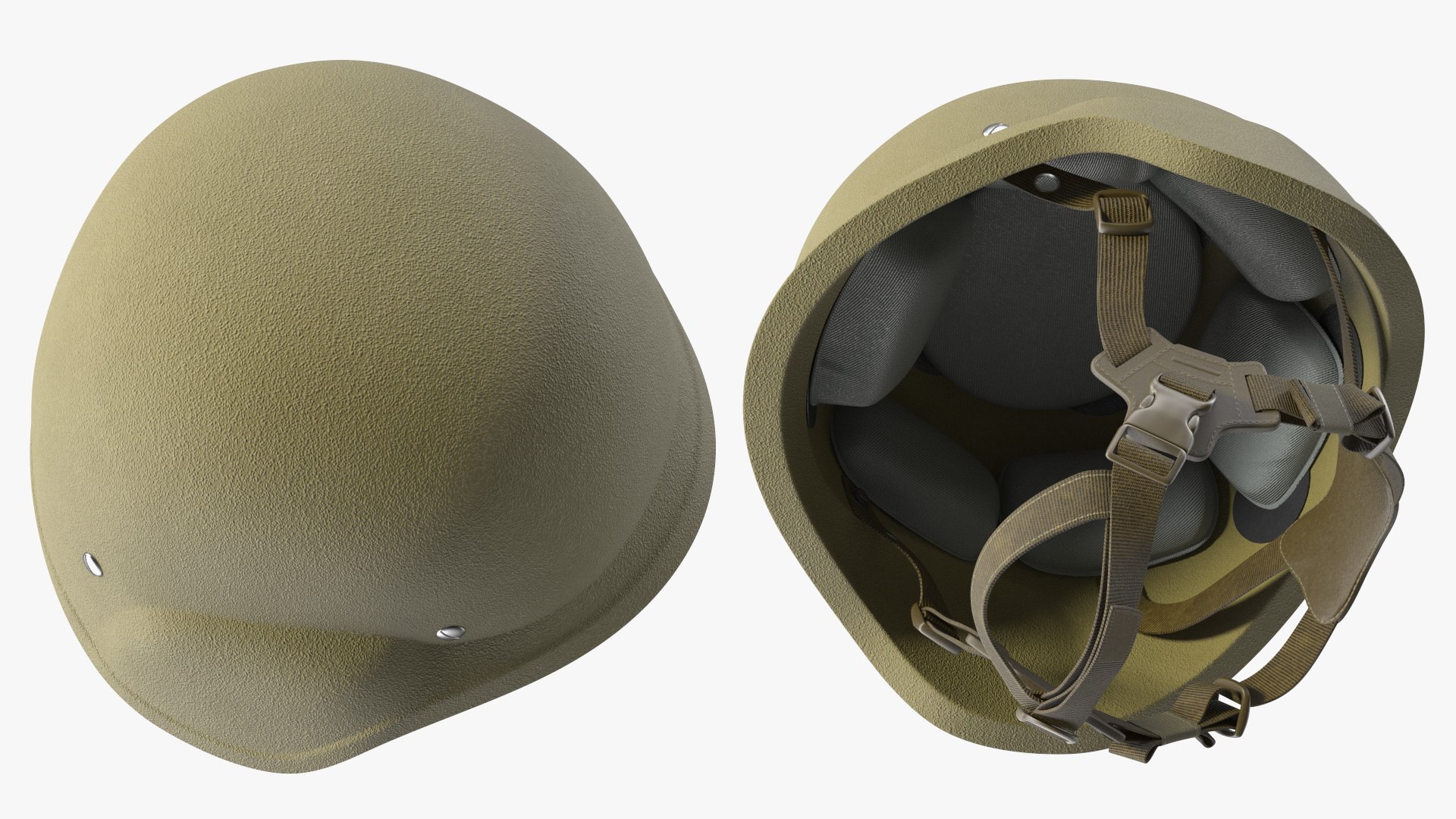 Kevlar Marine Lightweight Helmet Brown 3D Model - TurboSquid 1997526