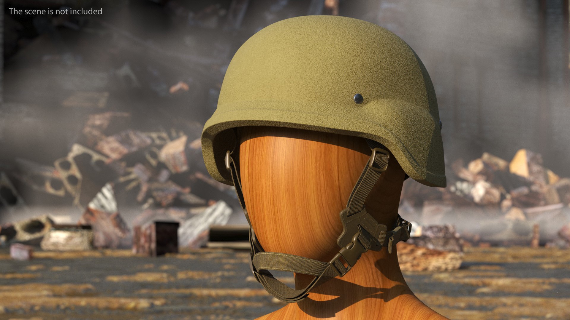 Kevlar Marine Lightweight Helmet Brown 3D Model - TurboSquid 1997526