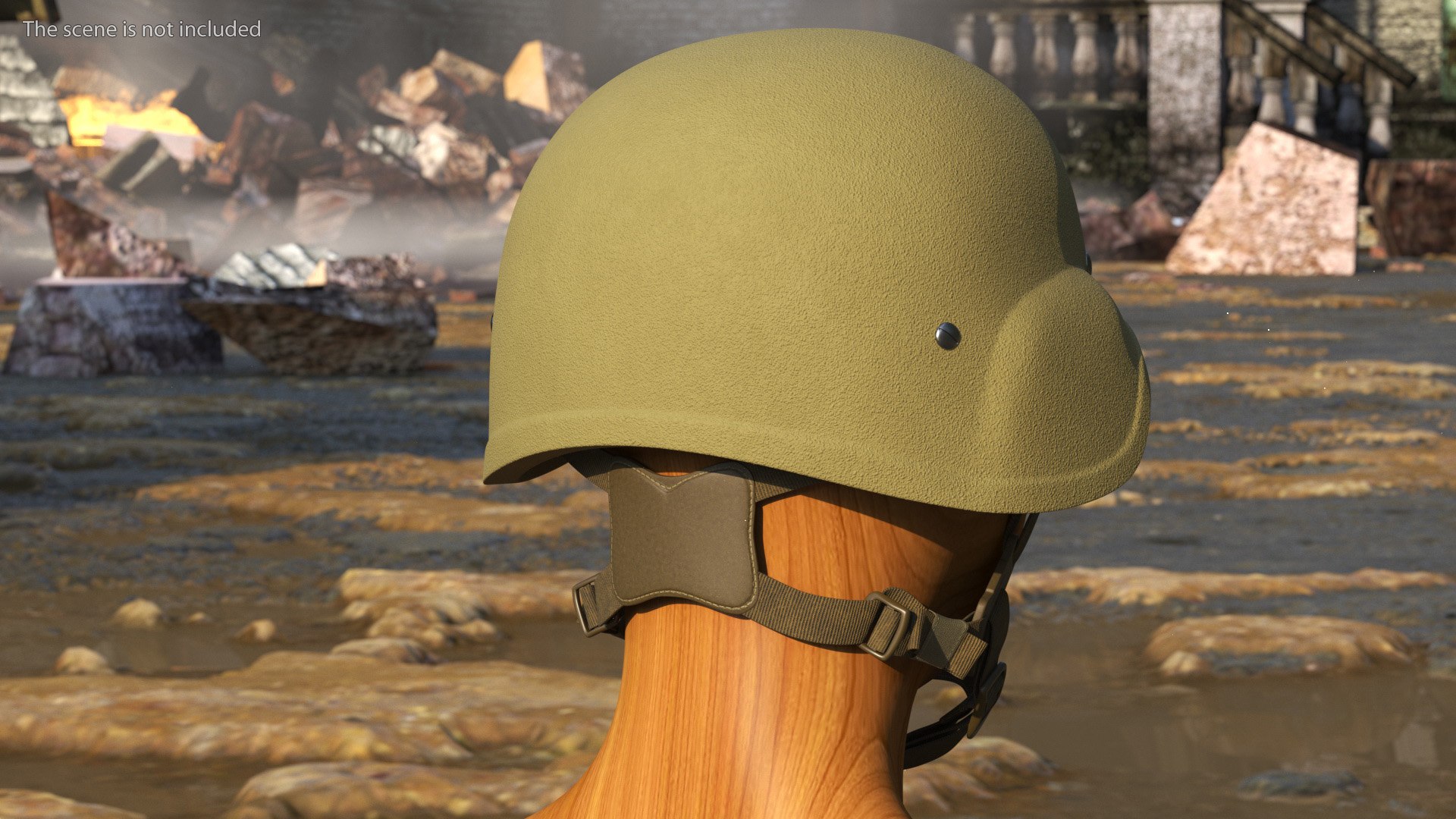 Kevlar Marine Lightweight Helmet Brown 3D Model - TurboSquid 1997526