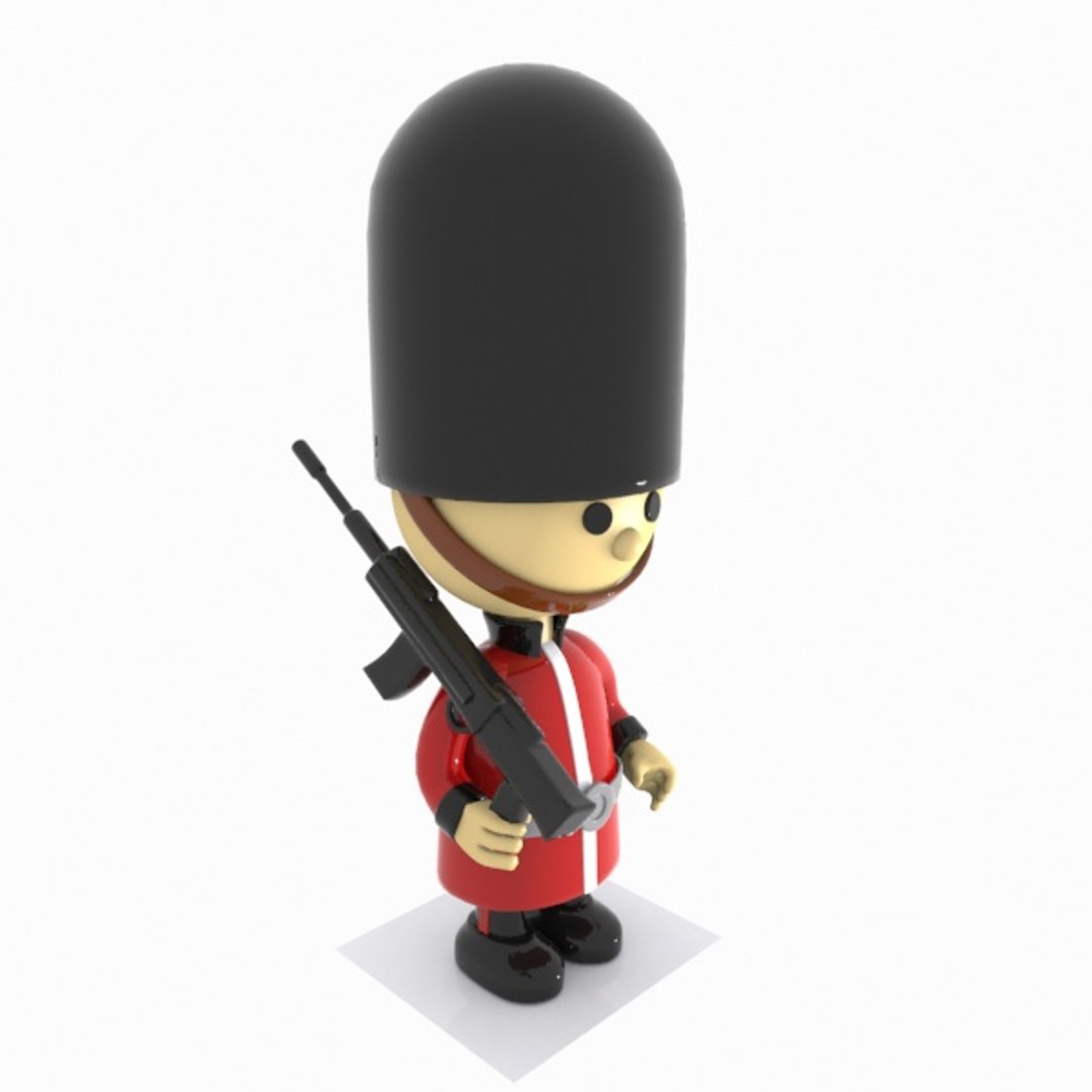 3ds Cartoon Guard Toon