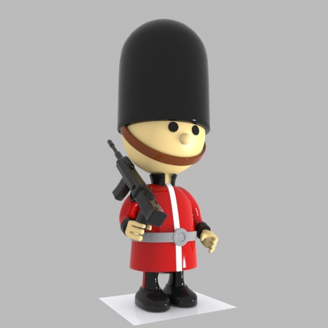 3ds Cartoon Guard Toon