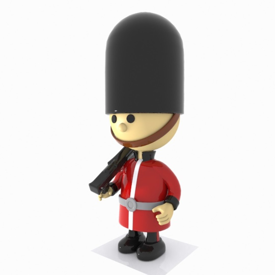 3ds Cartoon Guard Toon
