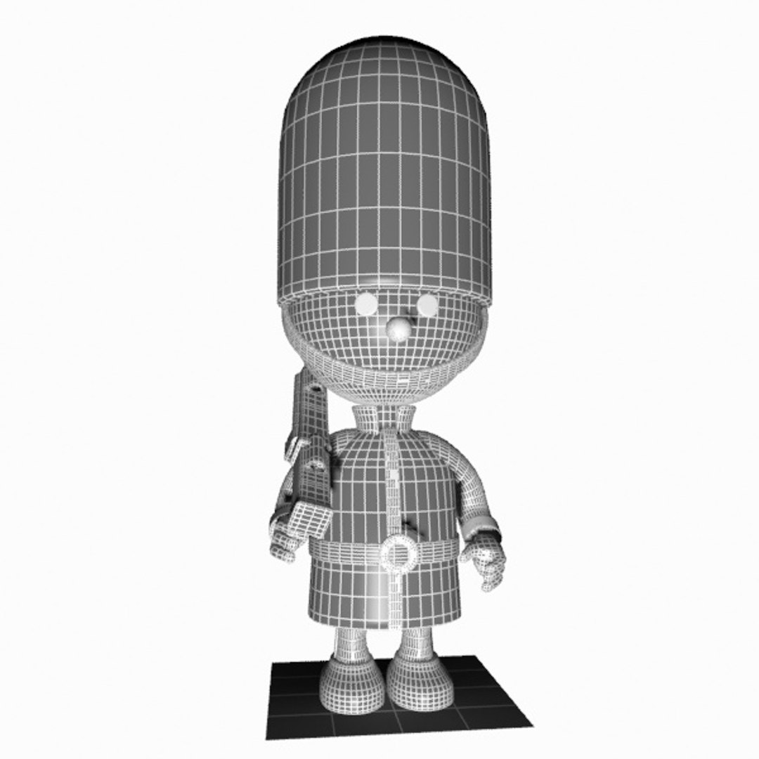 3ds Cartoon Guard Toon