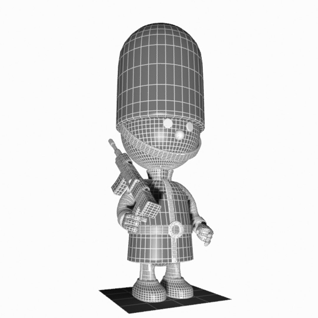 3ds Cartoon Guard Toon