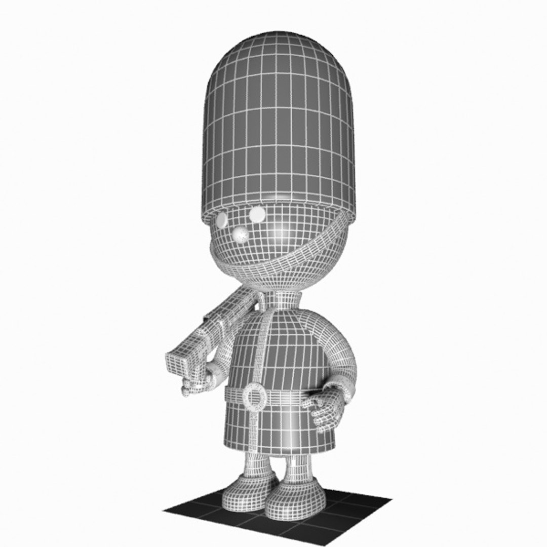 3ds Cartoon Guard Toon