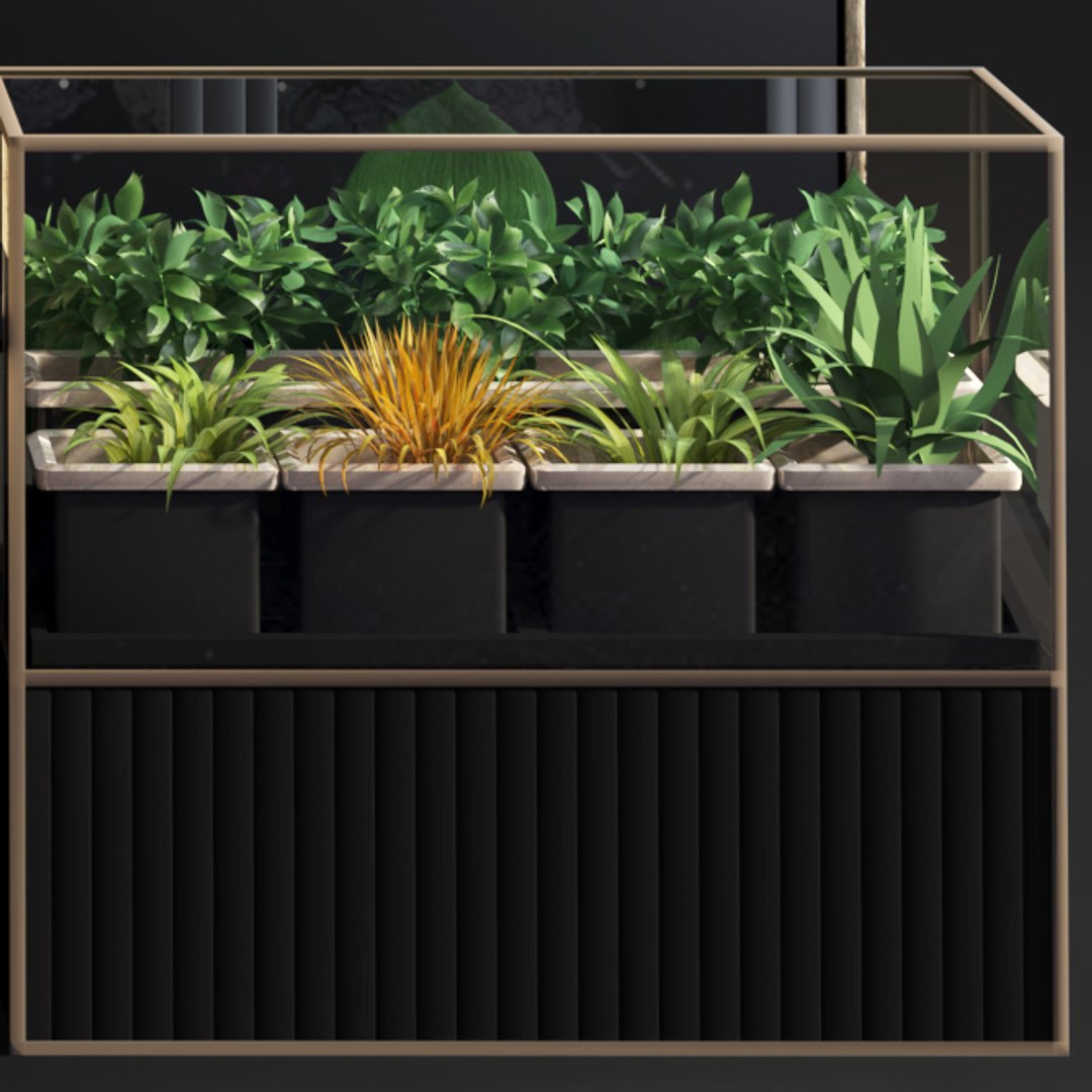 3D Scene Shop Flower Model - TurboSquid 1446955