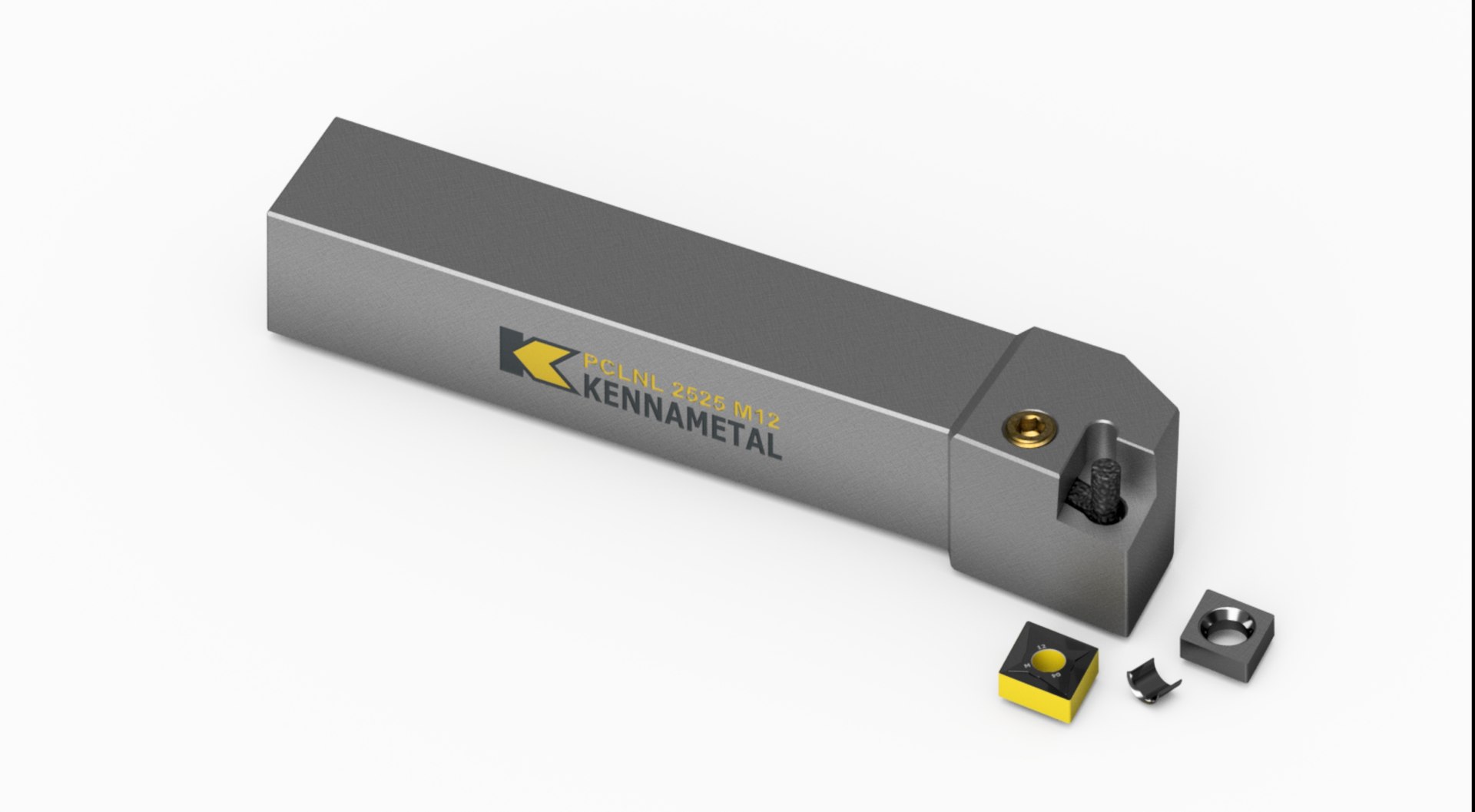 3D Model PCLNL Holder Of Turning With Kennametal Logo - TurboSquid 2230676