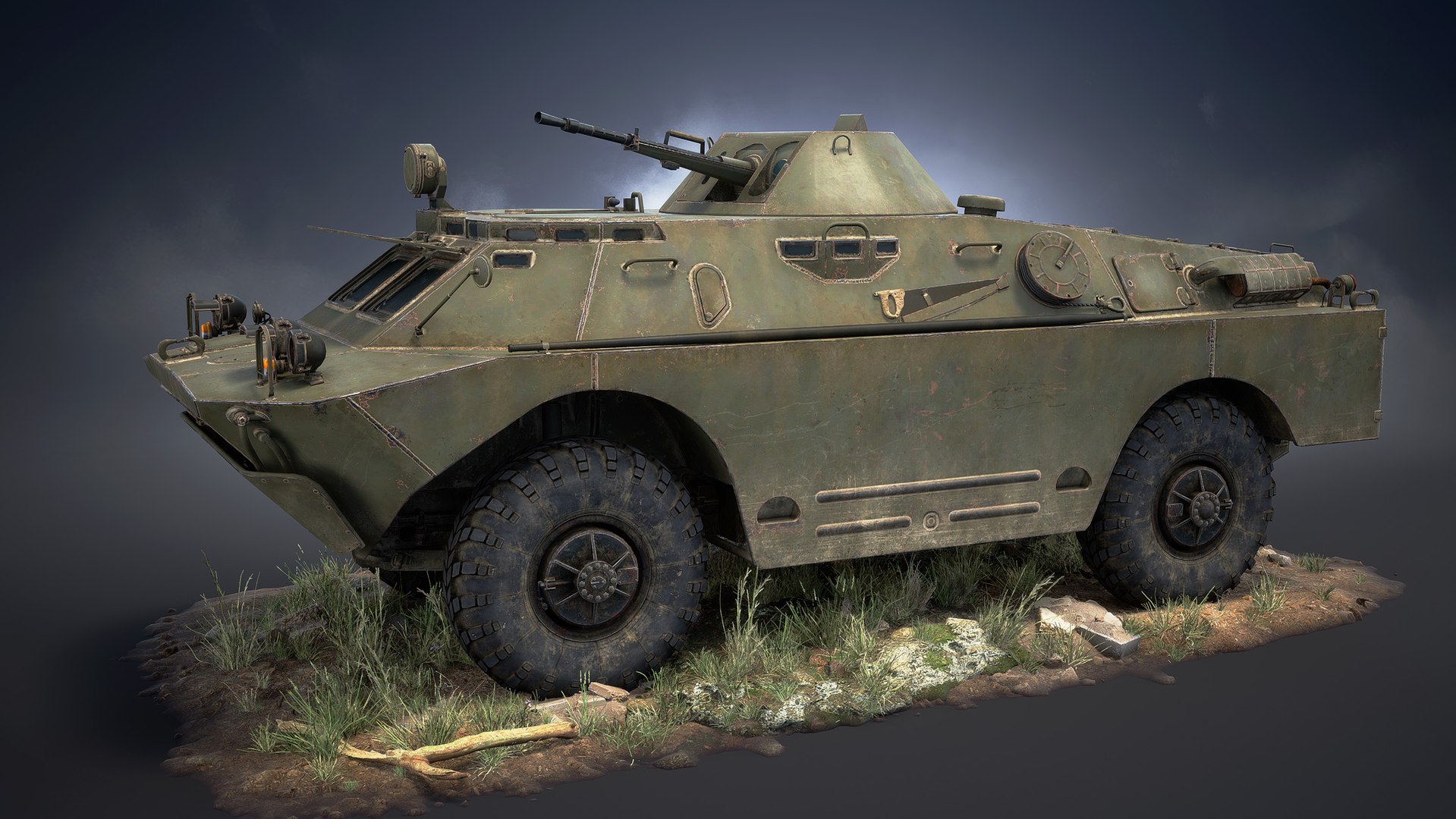BRDM-2 Game Ready 3D model - TurboSquid 2093529