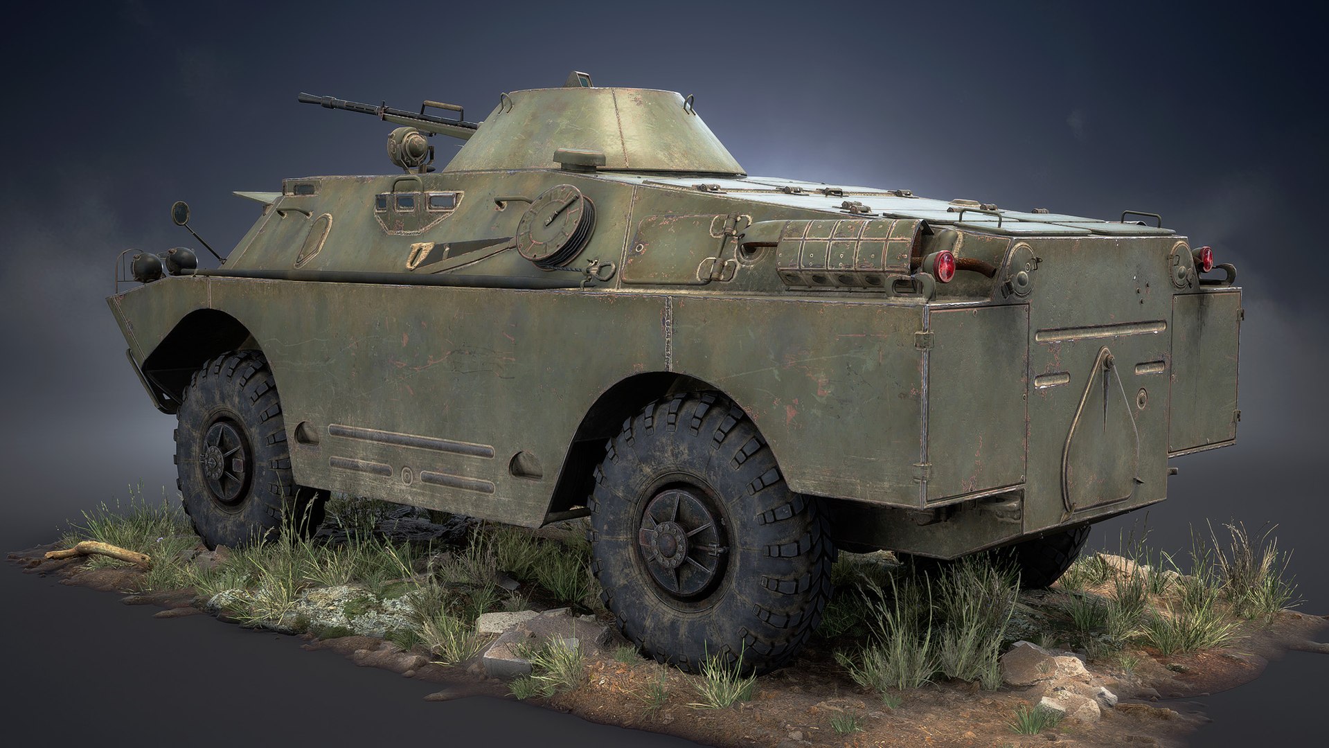 BRDM-2 Game Ready 3D model - TurboSquid 2093529