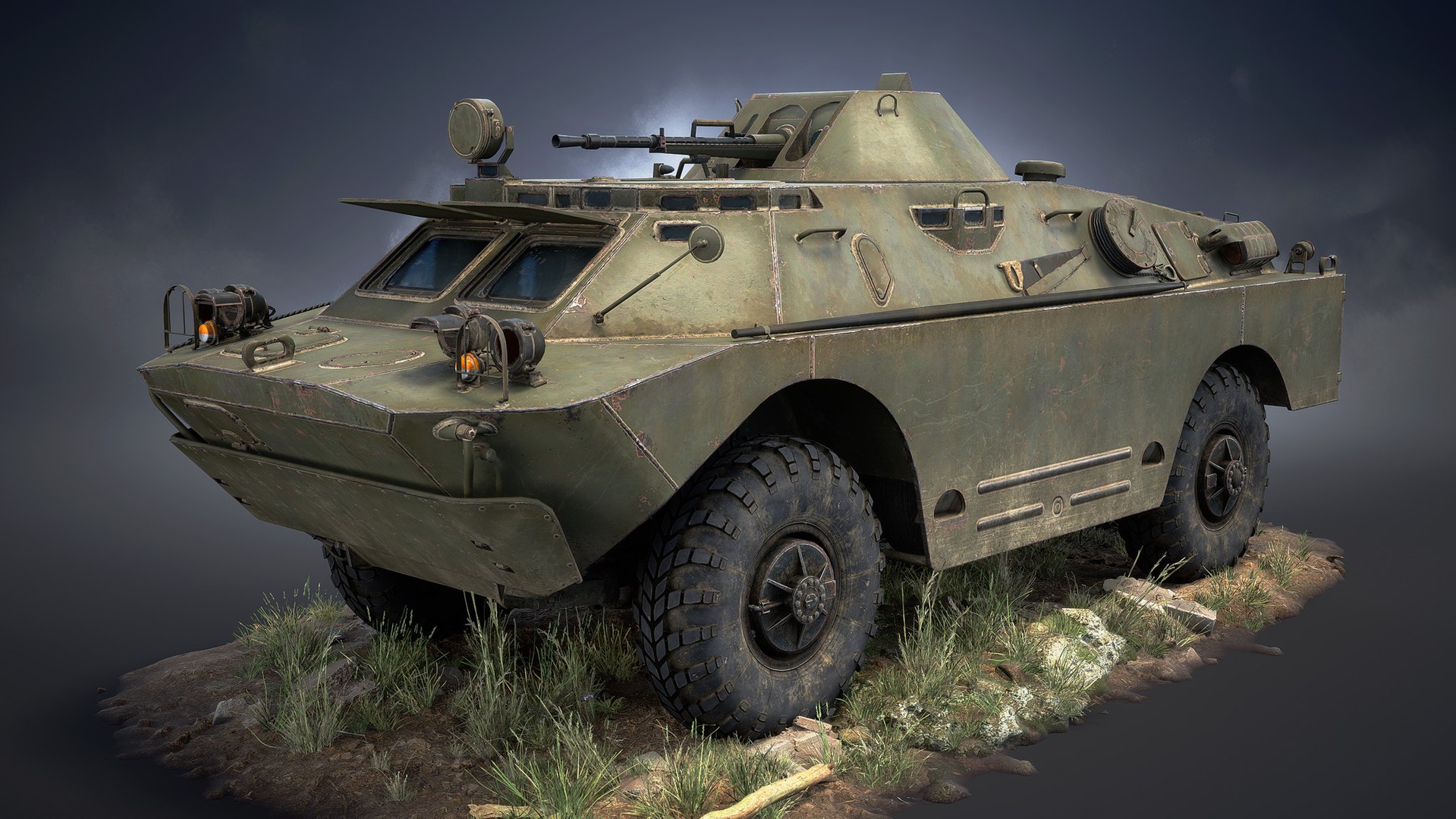 BRDM-2 Game Ready 3D model - TurboSquid 2093529