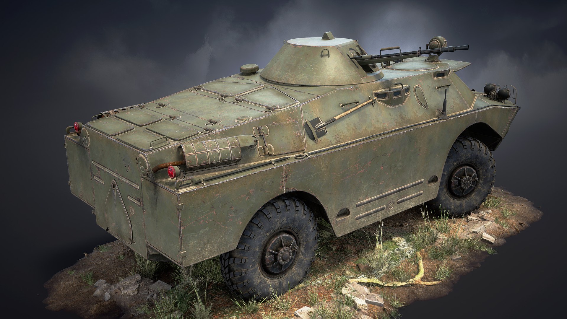 BRDM-2 Game Ready 3D model - TurboSquid 2093529