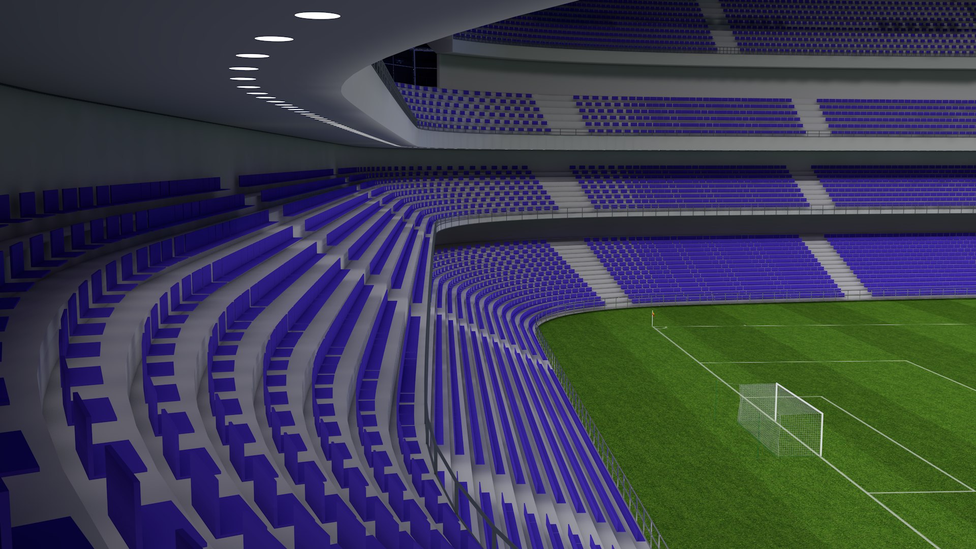 Stadium Crowd 3D Model - TurboSquid 1664598