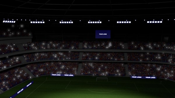 Stadium crowd 3D model - TurboSquid 1664598