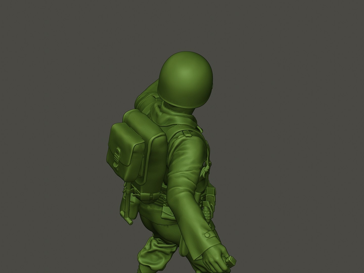 American Soldier Ww2 Throwing 3D Model - TurboSquid 1410073