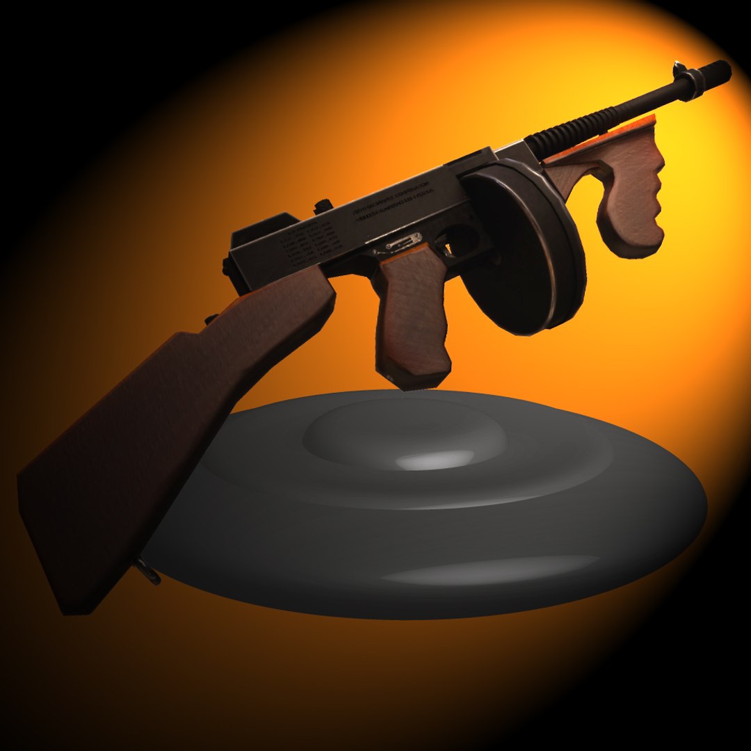 3d Tommy Gun