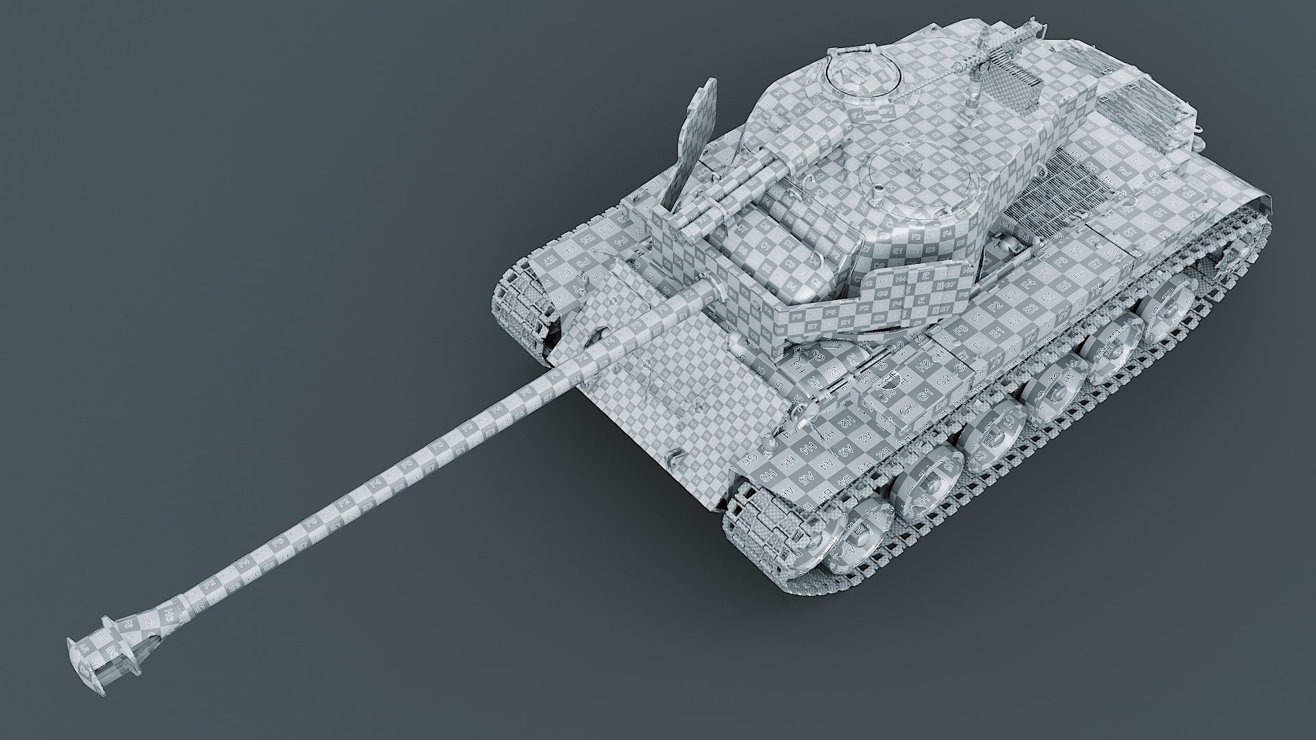 3D Heavy Tank T26E1 Pershing - TurboSquid 1805700