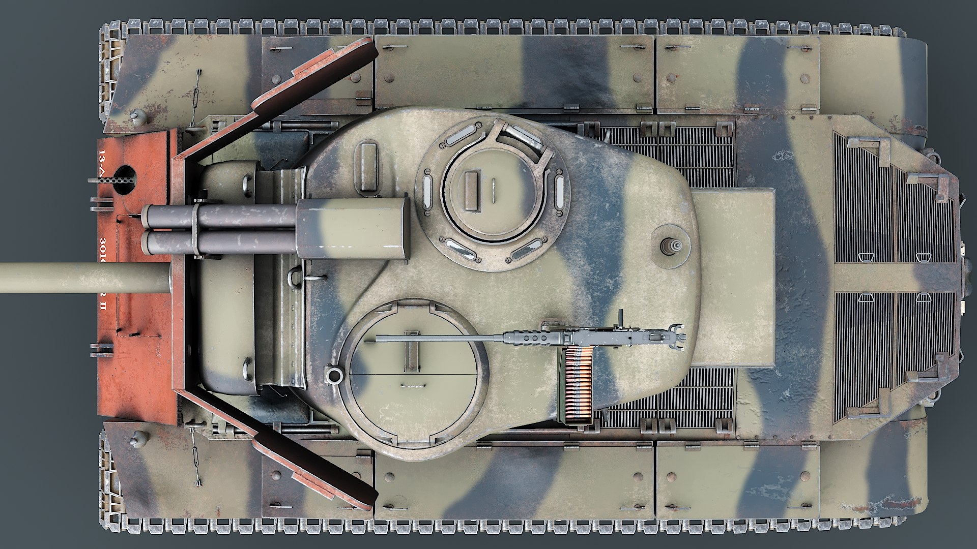 3D Heavy Tank T26E1 Pershing - TurboSquid 1805700