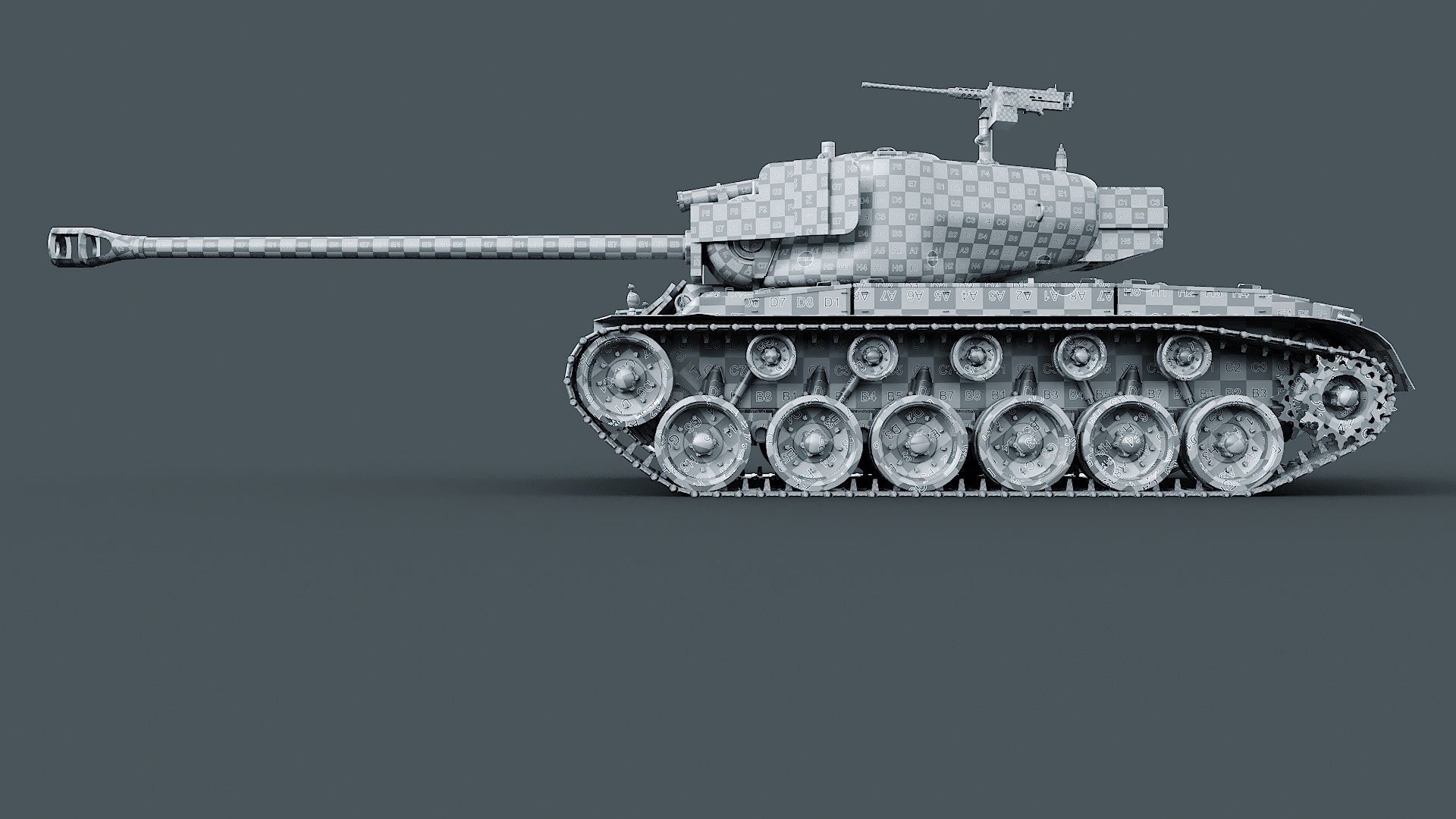 3D Heavy Tank T26E1 Pershing - TurboSquid 1805700