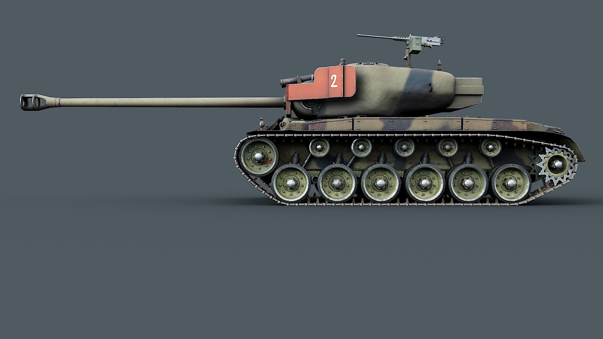 3D Heavy Tank T26E1 Pershing - TurboSquid 1805700
