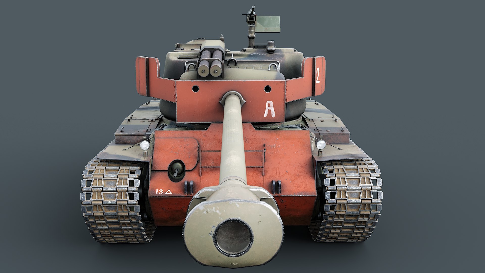 3D Heavy Tank T26E1 Pershing - TurboSquid 1805700