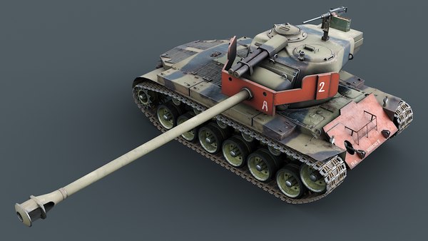 Schwerer Panzer T26E1 Pershing 3D-Modell - TurboSquid 1805700