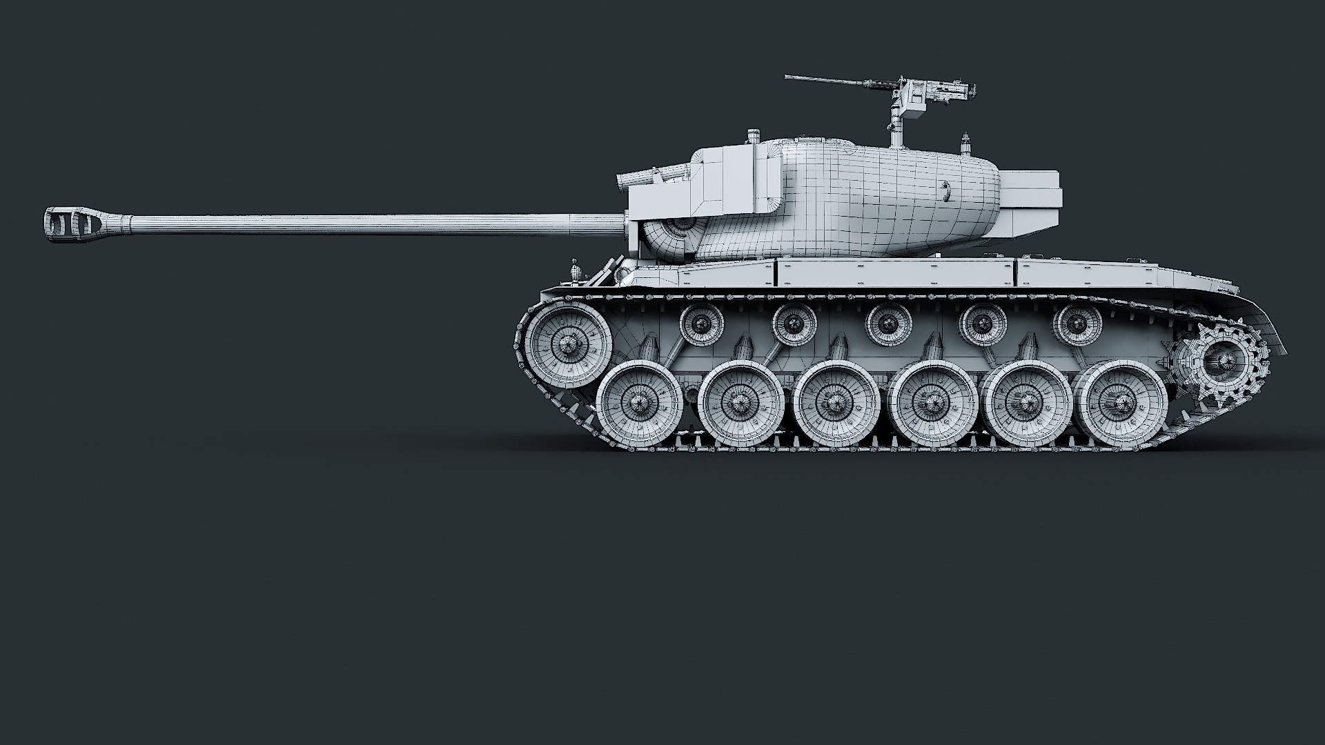 3D Heavy Tank T26E1 Pershing - TurboSquid 1805700