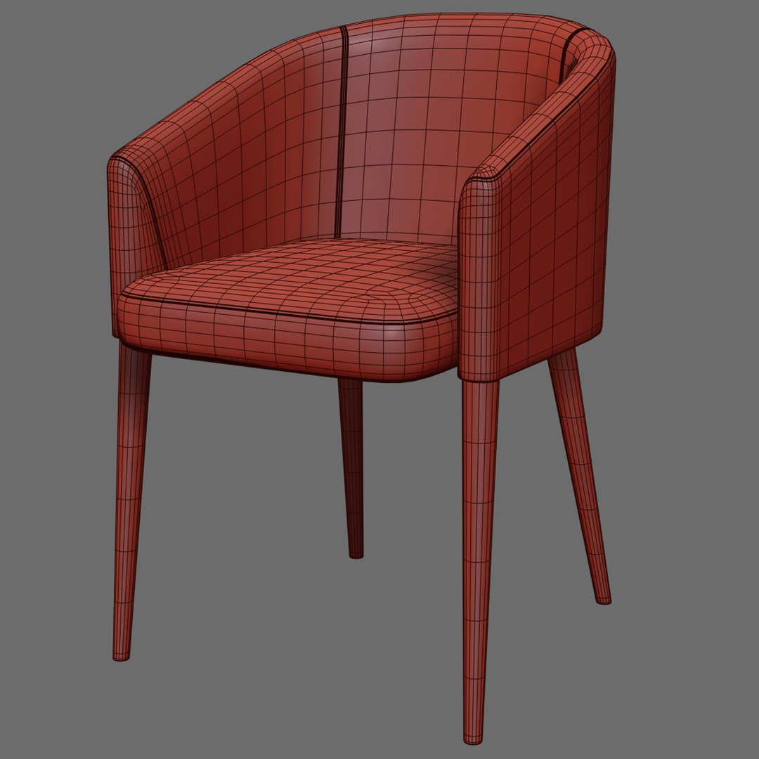Jesse jaia armchair bridge 3D model - TurboSquid 1381623