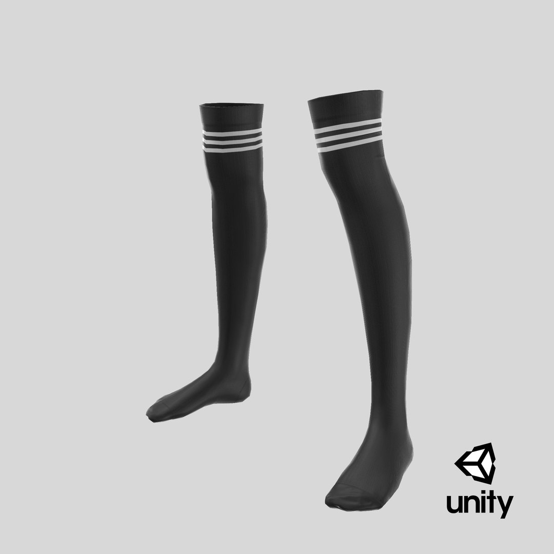 Stockings Black PBR 3D Model - TurboSquid 2050454