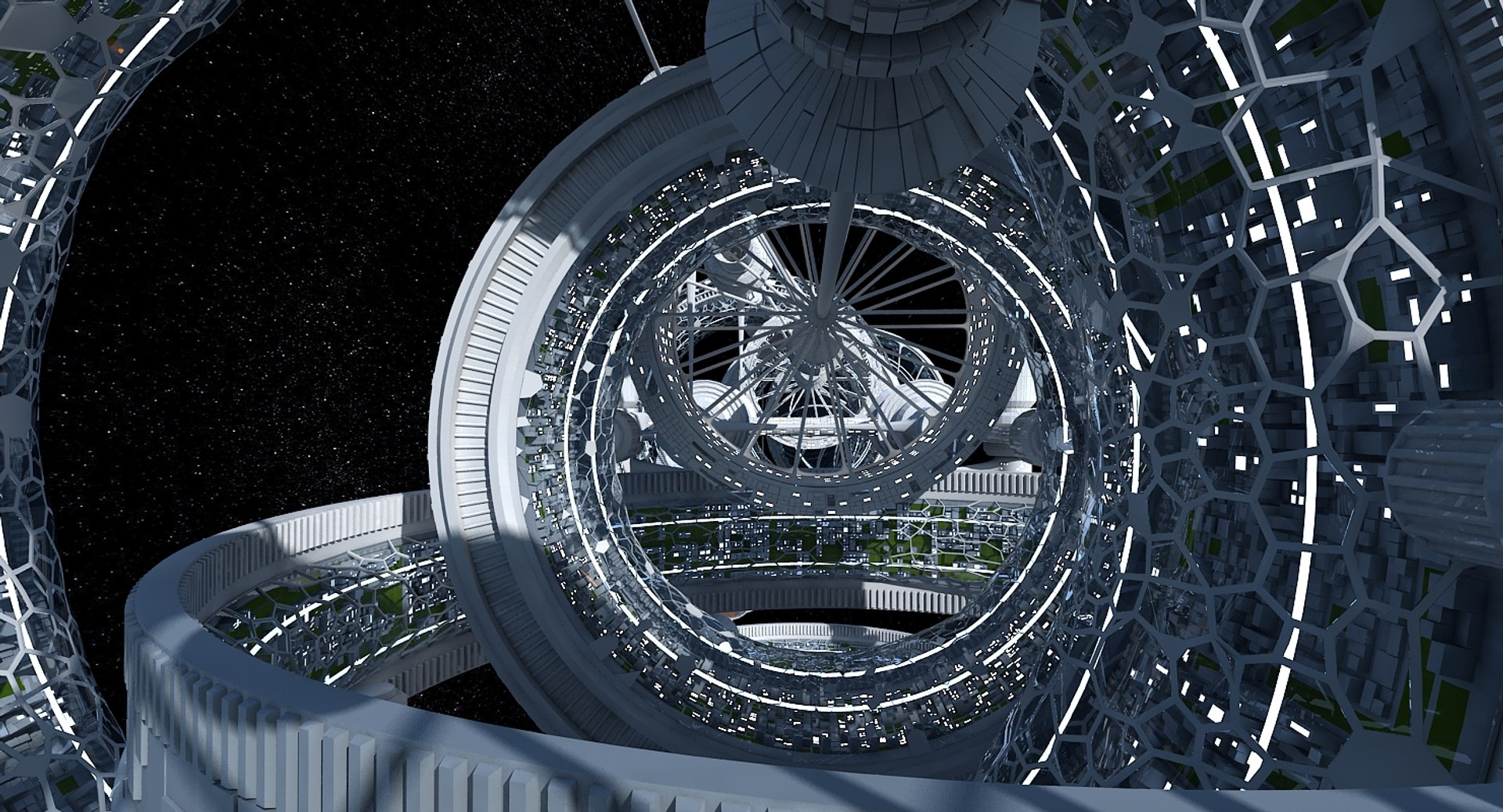 3D Sci-fi Space Model - TurboSquid 1380163