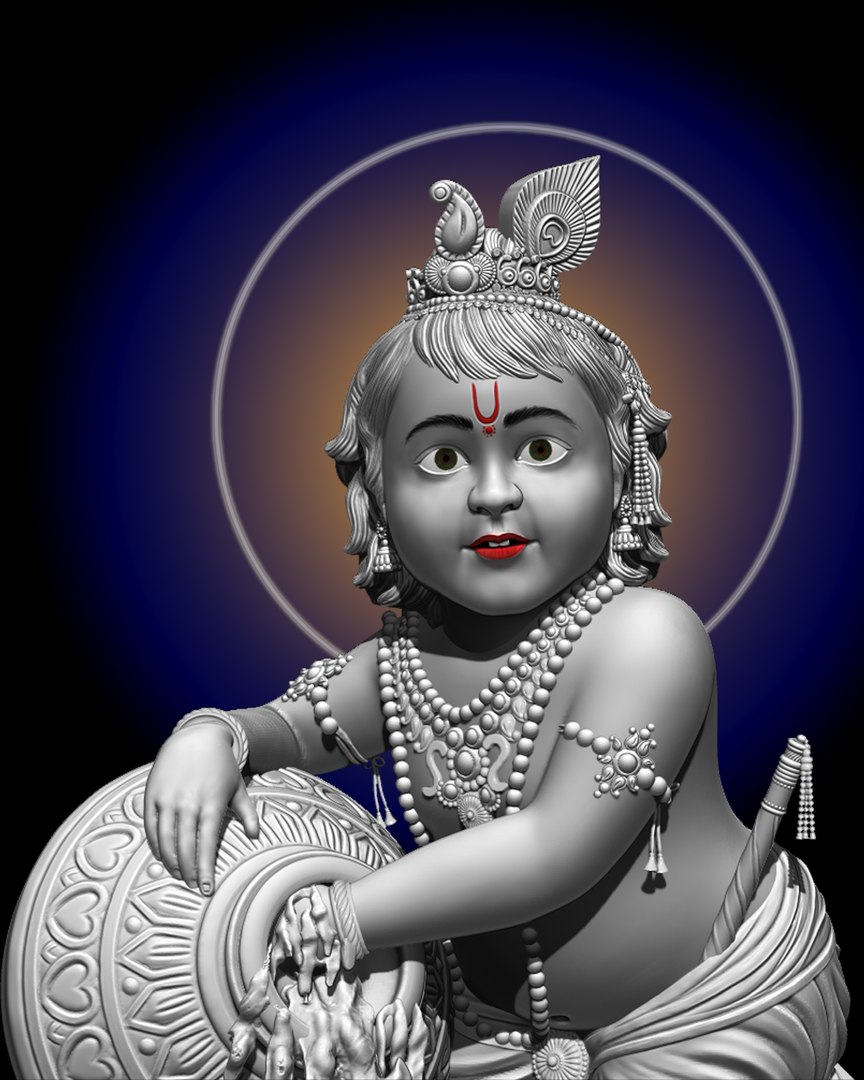 3D model Little Krishna - TurboSquid 2044072