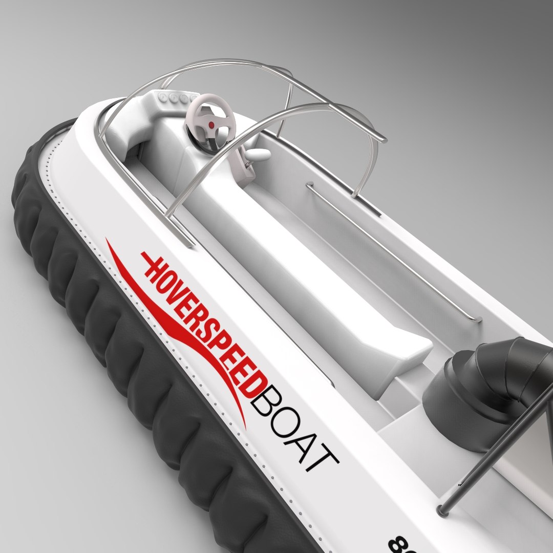 Speed Hovercraft Boat 3d Max