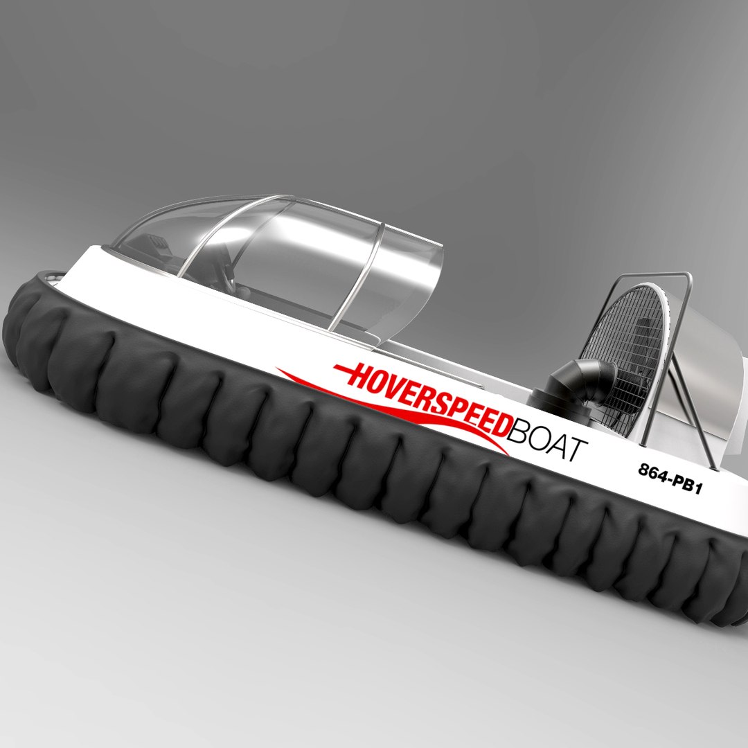 Speed Hovercraft Boat 3d Max