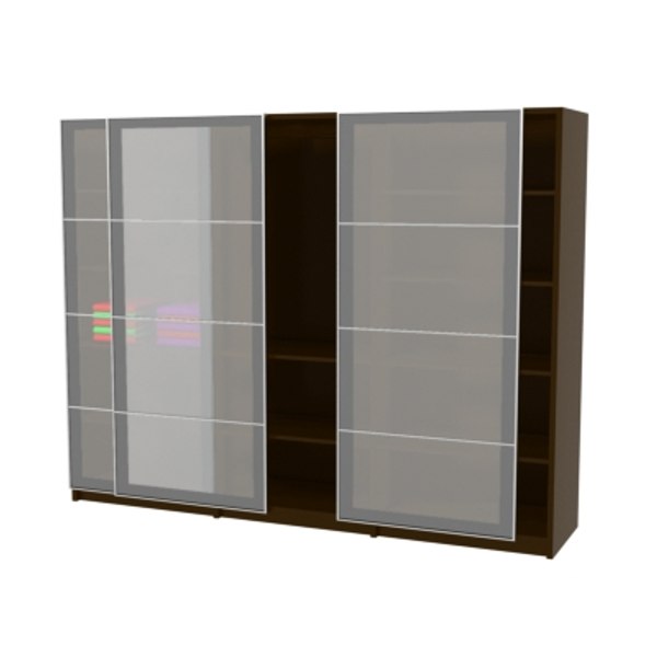 free wardrobe sliding doors 3d model