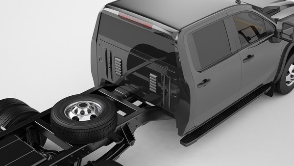 Pickup Truck Generic Chassis 03 3D - TurboSquid 1894033