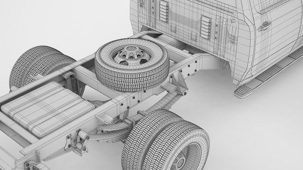 Pickup Truck Generic Chassis 03 3D - TurboSquid 1894033