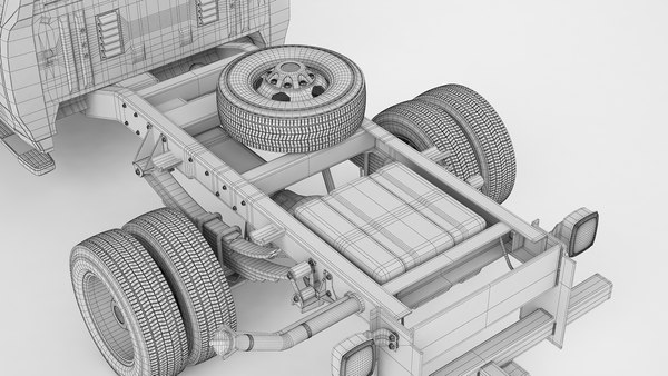 Pickup Truck Generic Chassis 03 3D - TurboSquid 1894033