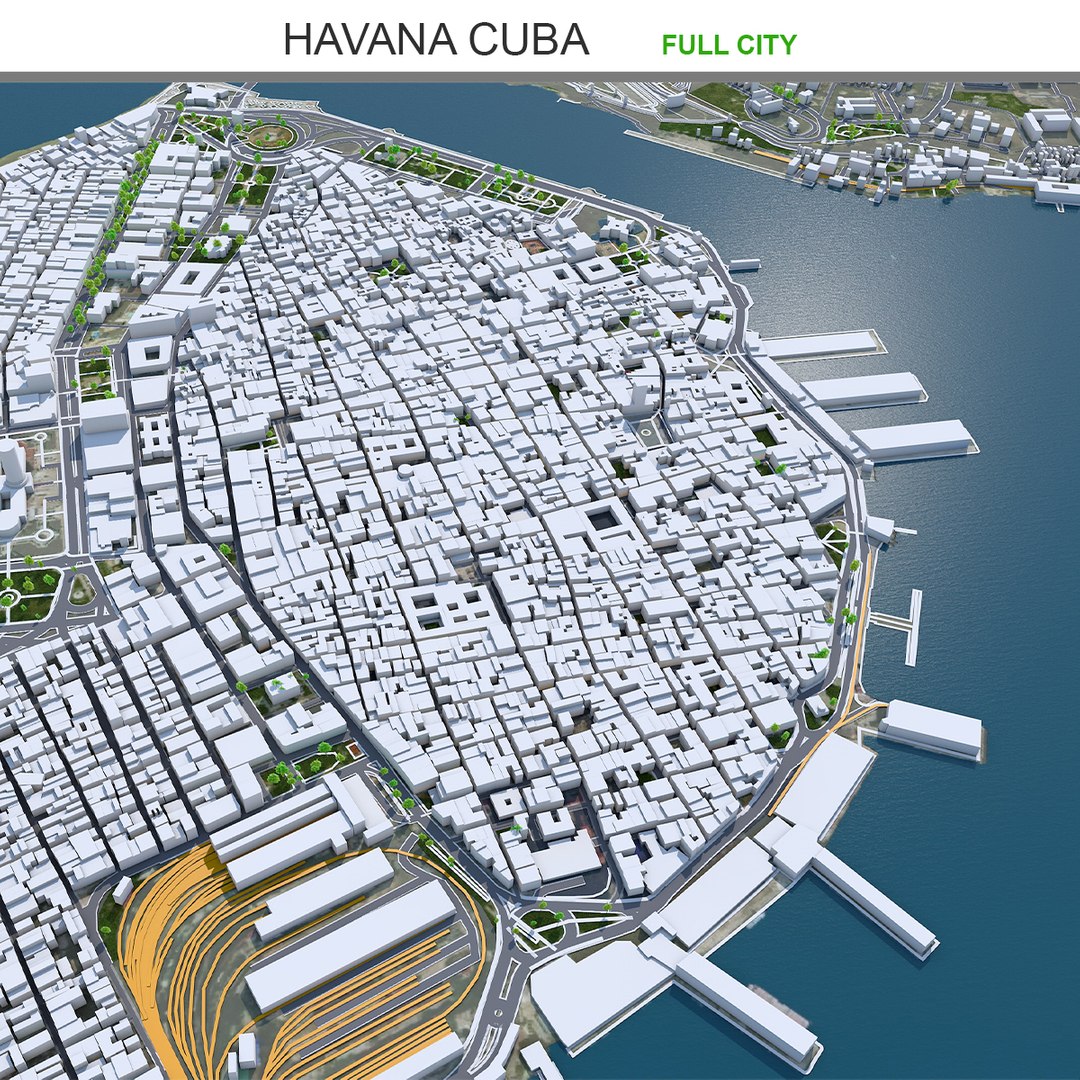 Havana Cuba 3D Model - TurboSquid 2090187