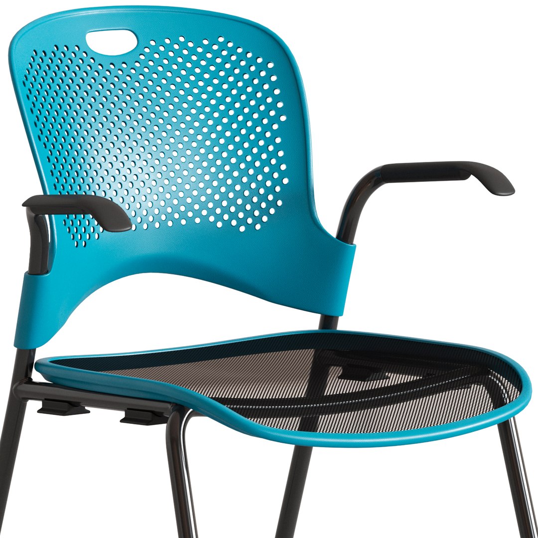 Herman Miller Caper Stacking Chairs model - TurboSquid 1960792