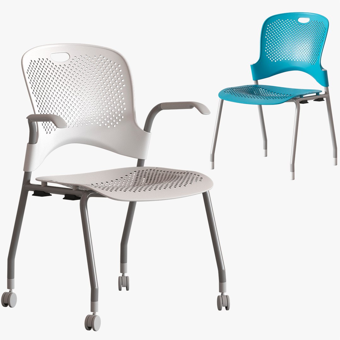 Herman Miller Caper Stacking Chairs model - TurboSquid 1960792