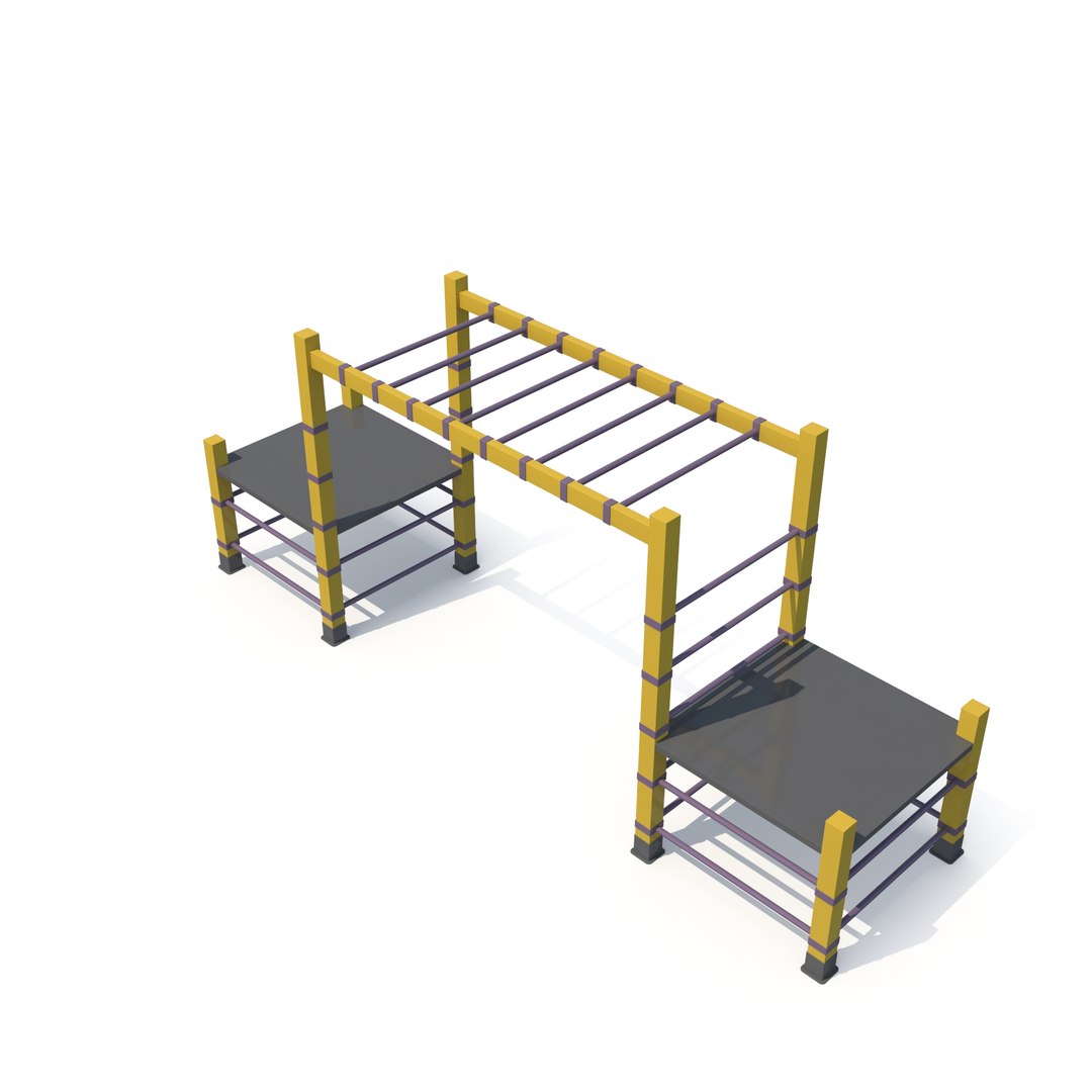 Sports Track Equipment Parkour 3D - TurboSquid 1953367