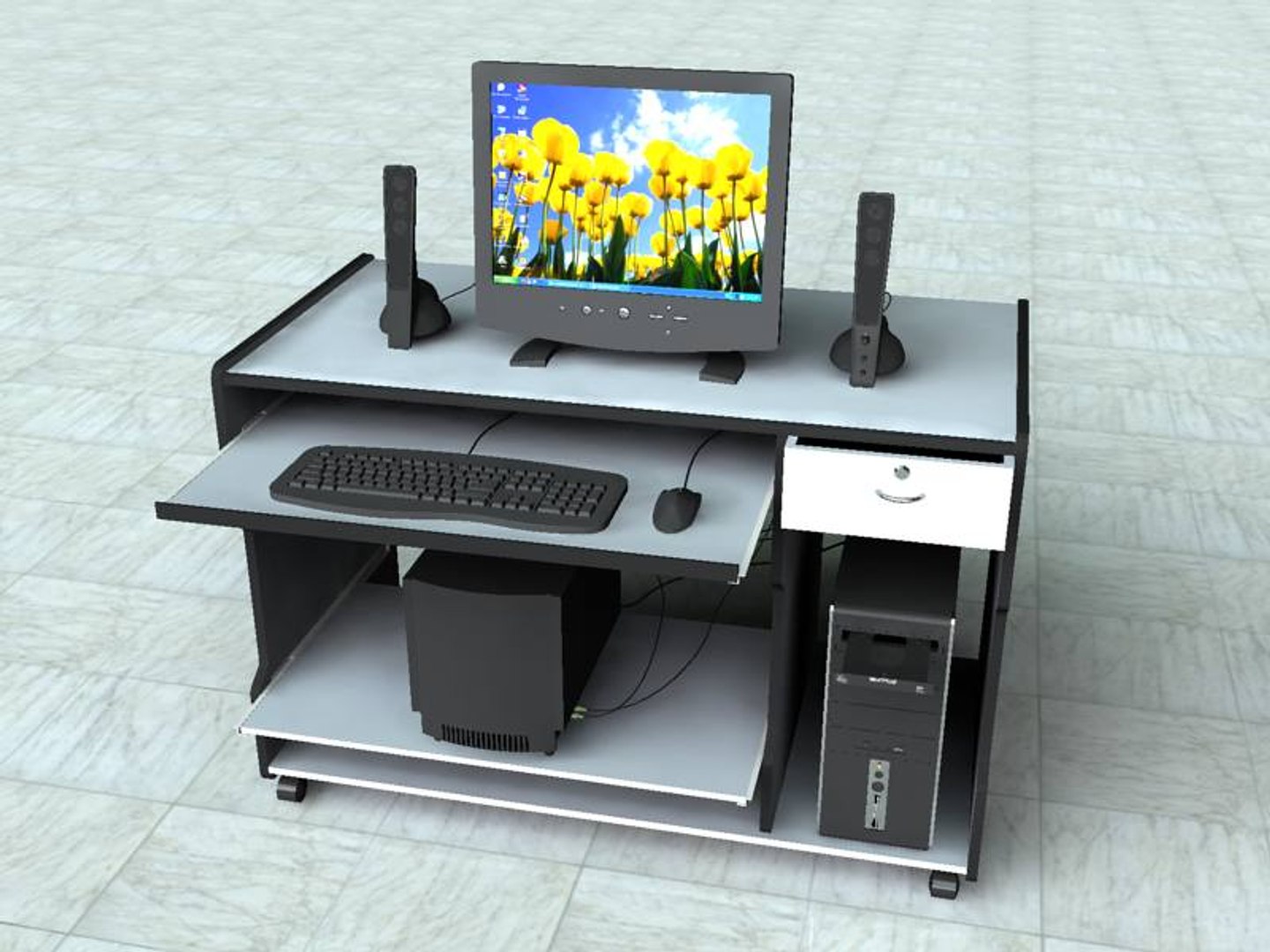 3d Computer Set