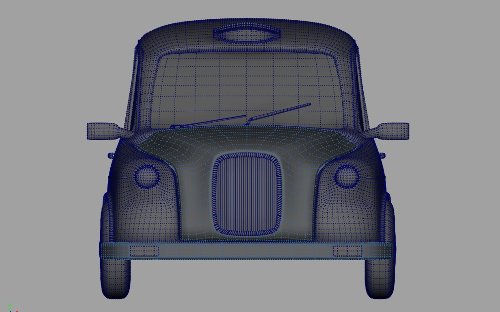 London Cab 3d Model