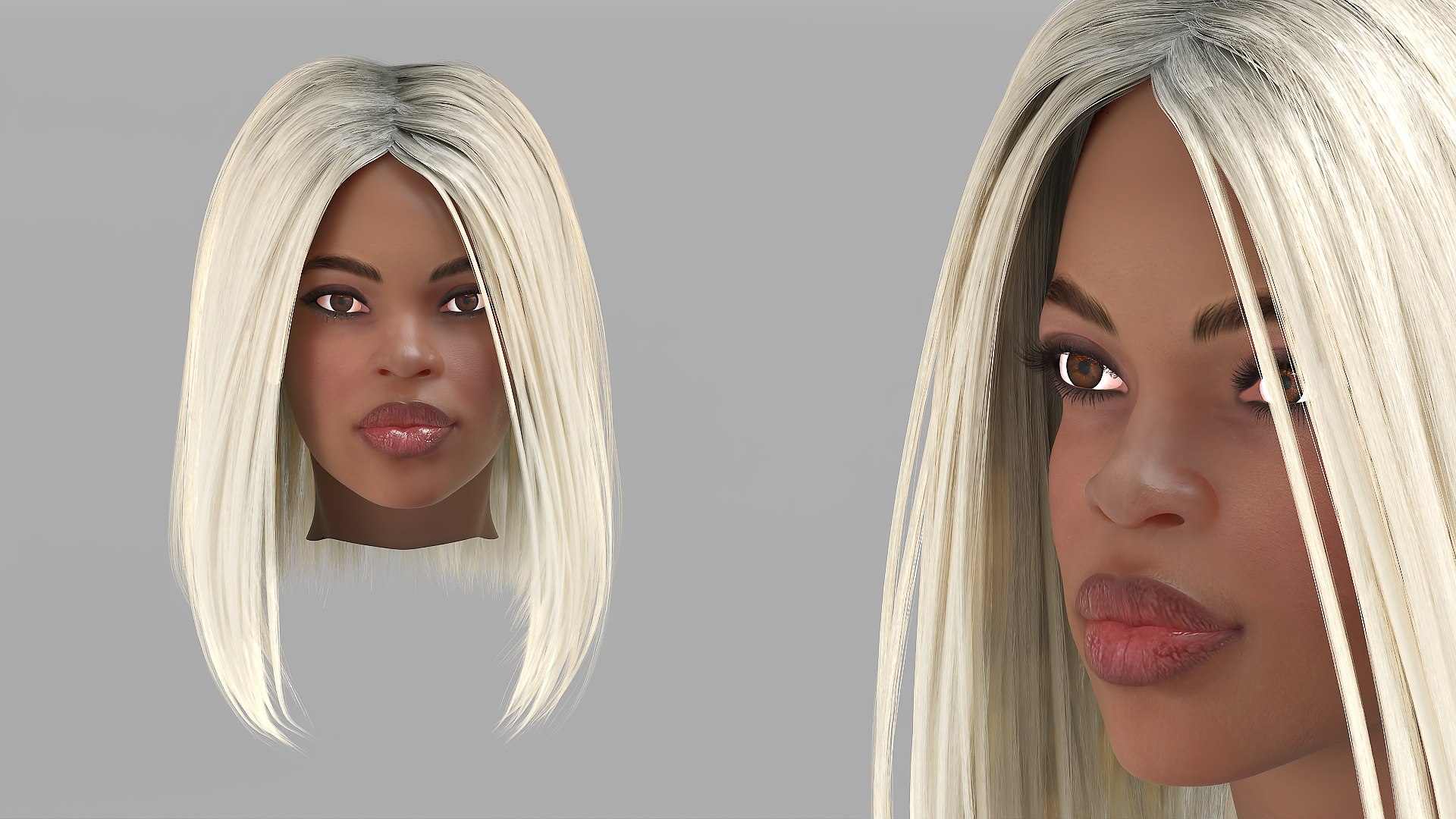 Female Heads Collection 8 Model - TurboSquid 2413941