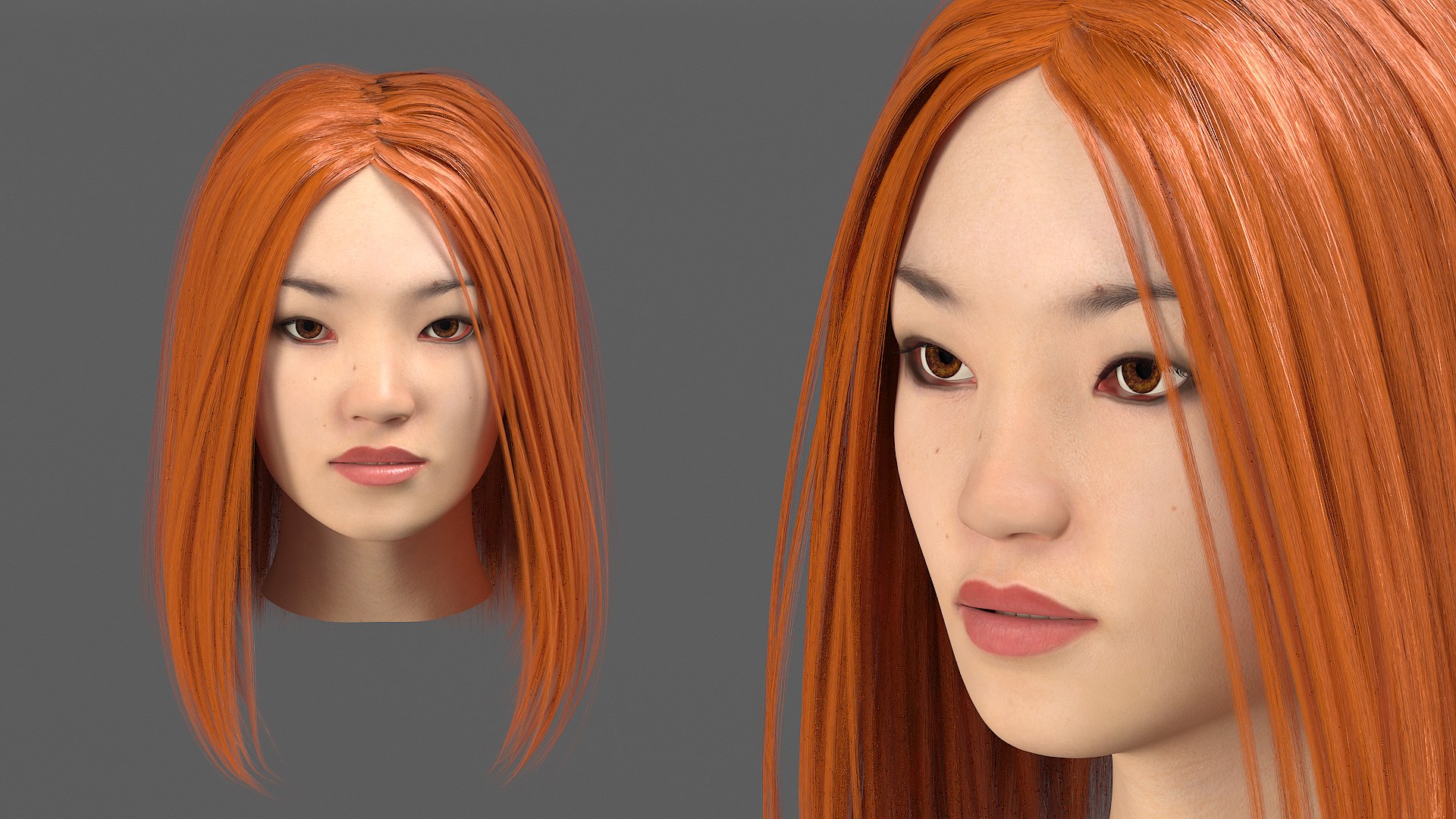 Female Heads Collection 8 Model - TurboSquid 2413941