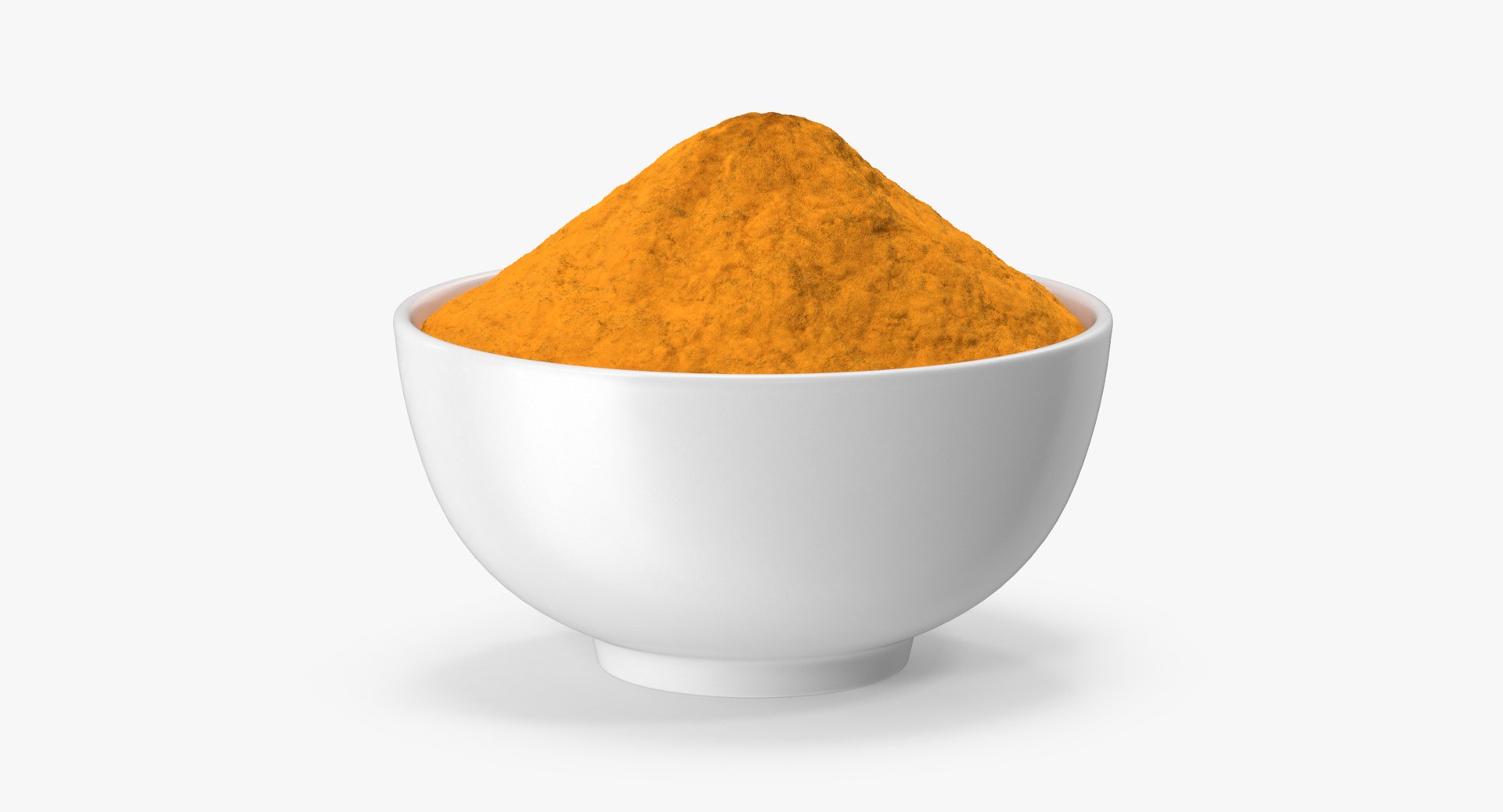 3d bowl turmeric