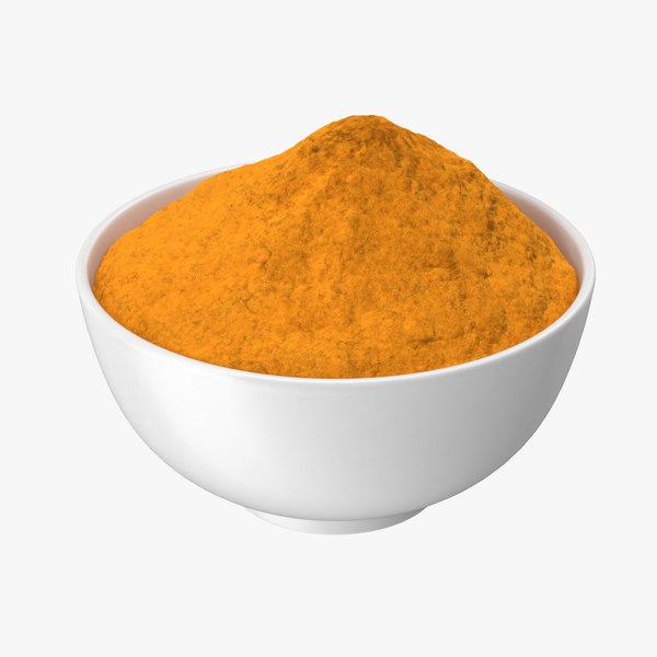 3d bowl turmeric