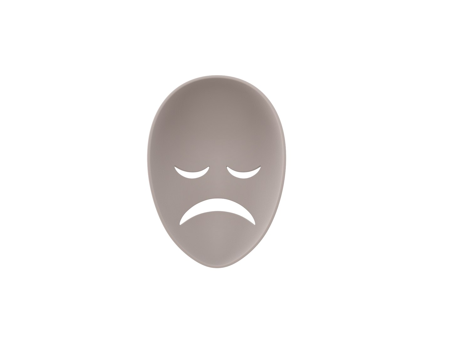 Prop059 Sad Mask 3D - TurboSquid 1864022