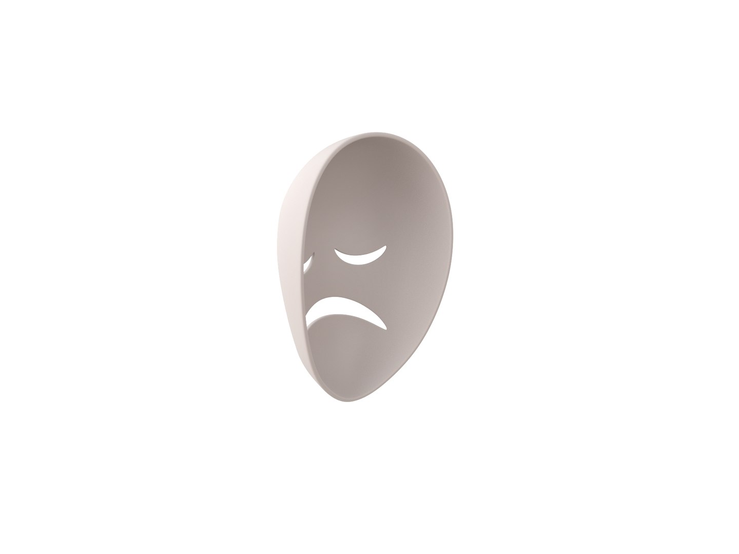 Prop059 Sad Mask 3D - TurboSquid 1864022
